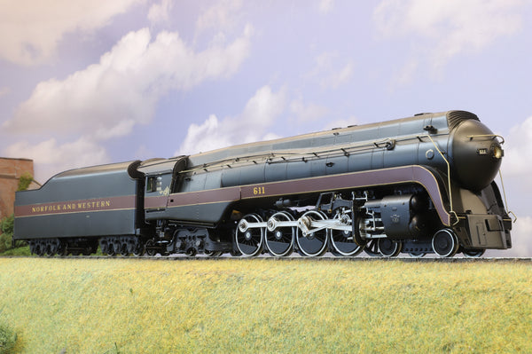 Sunset Models American O Scale Norfolk & Western J Class 4-8-4 No. 611 ...