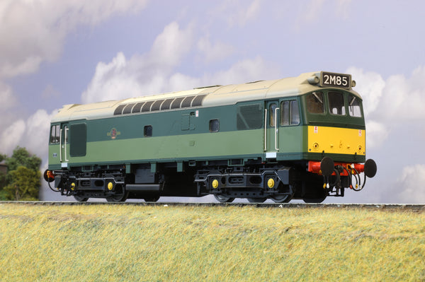 Heljan Finescale O Gauge Class 25/3 BR Green (Small Yellow Panels) Unn ...