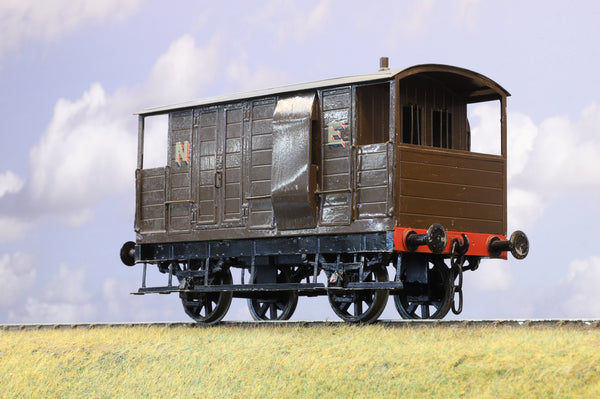 Gauge 1 (10mm) Kit-Built LNER Toad Break Van - Ellis Clark Trains