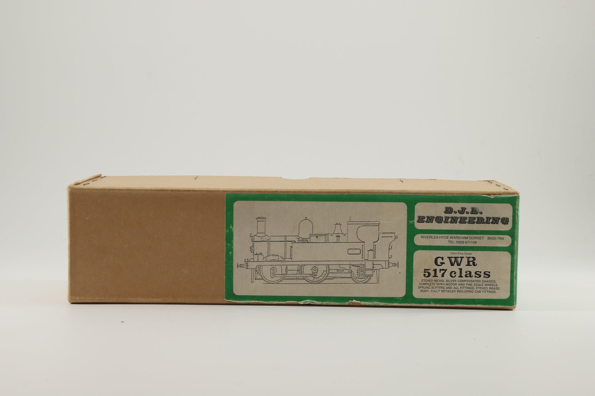 D.J.B Engineering Finescale O Gauge Kit for GWR 517 Class 0-4-2 Tank ...
