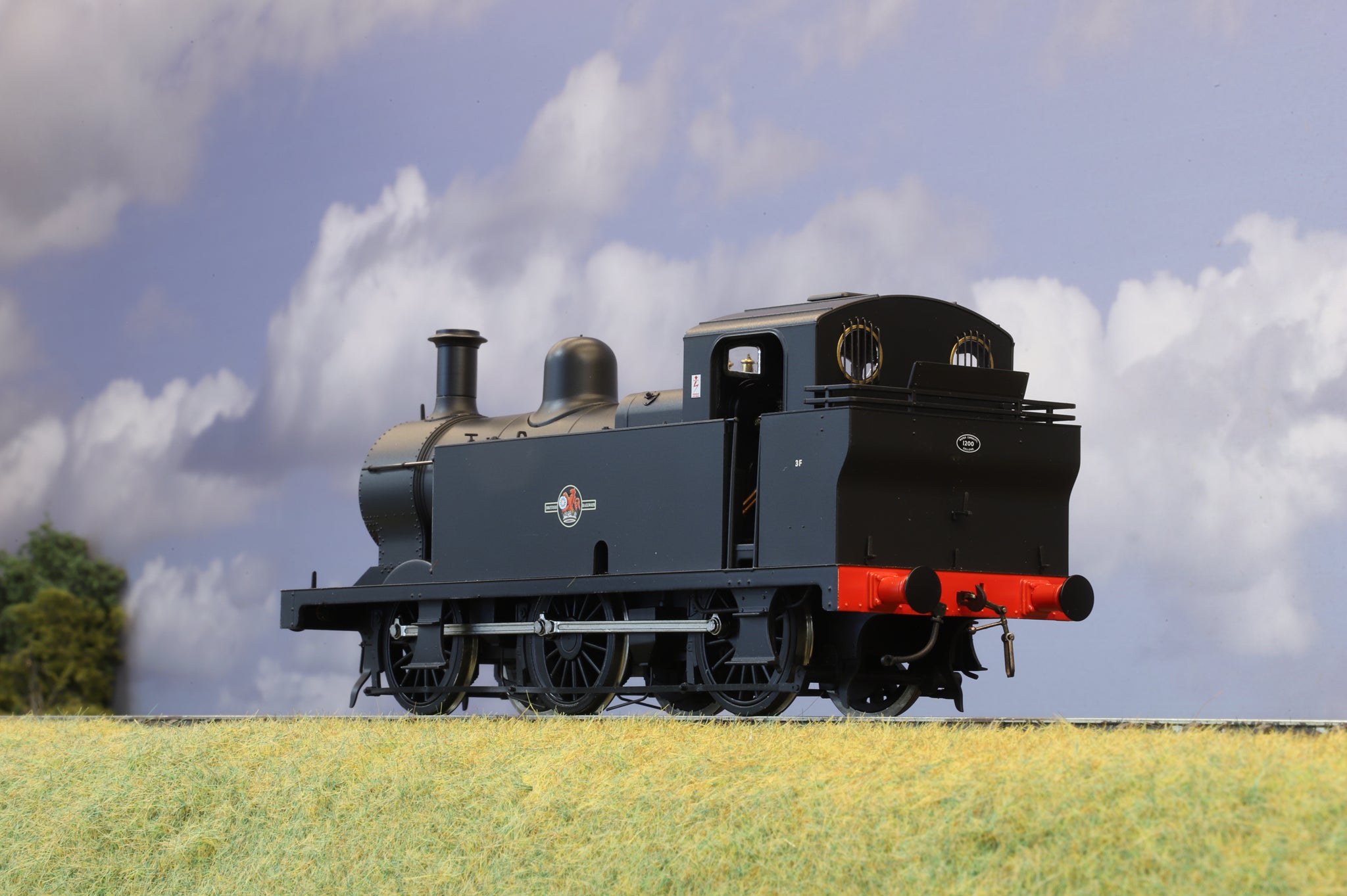 Dapol Finescale O Gauge Class 3F 'Jinty' Unnumbered, BR Black Late Cre ...