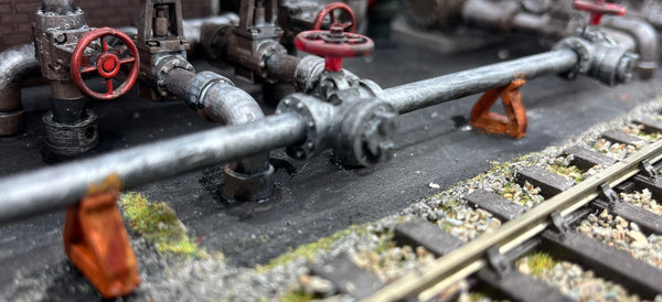 Made in Manchester Models O Gauge Industrial Pipework 5mm Tanker Unloa ...