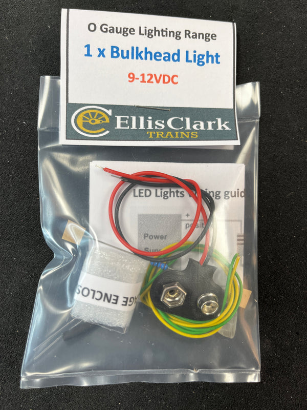 Made in Manchester Models O Gauge 2x Working Bulkhead Light (9-12V DC ...