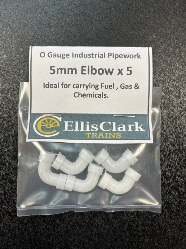 Made in Manchester Models O Gauge Industrial Pipework 5mm Elbow Sectio ...