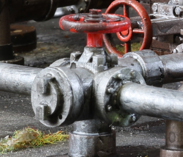 Made in Manchester Models O Gauge Industrial Pipework 5mm Tanker Unloa ...