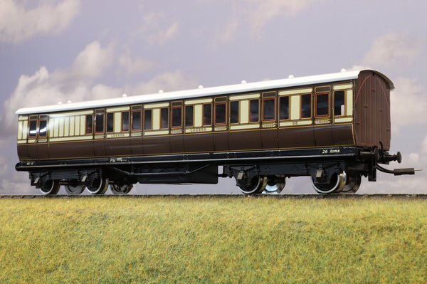Five Darstaed Coarse Scale O Gauge LB&SCR Bogie Coaches - Ellis Clark ...