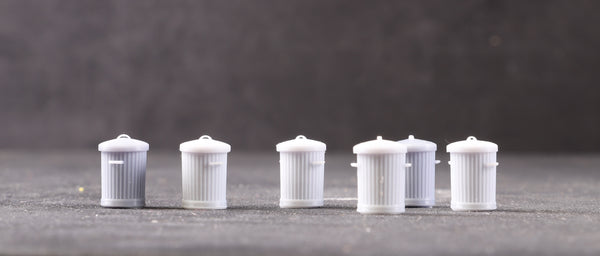 Made in Manchester Models O DB-6 Gauge Dustbins (6-Pack) - Ellis Clark ...