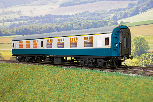 Darstaed Finescale O Gauge MK1 Coaches Tagged "BR Blue (Pre-TOPS ...