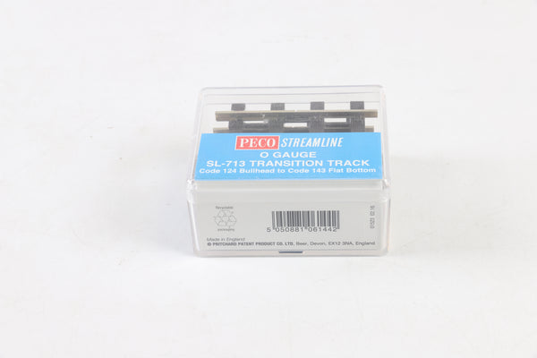 Peco Finescale O Gauge SL-713 Transition Track (Code 124 to 143), Box ...